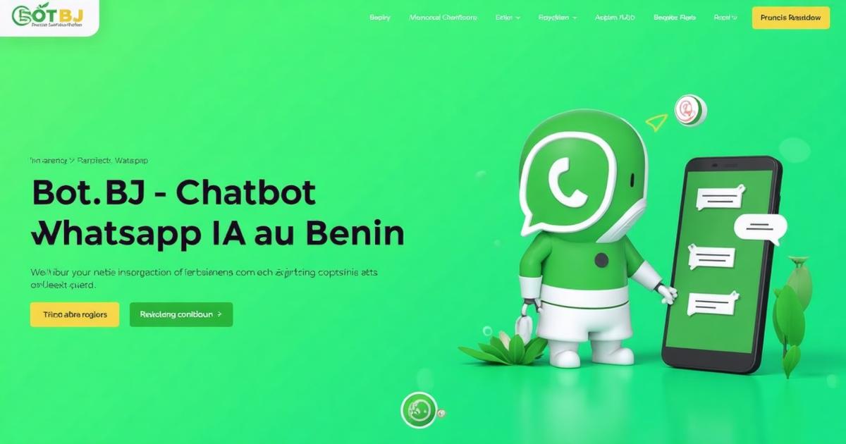 Bot.BJ - Plateforme Chatbot WhatsApp IA au Bénin | Support Client & Conversions